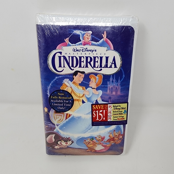 Disney | Media | New Sealed Disney Cinderella Vhs Video Tape ...